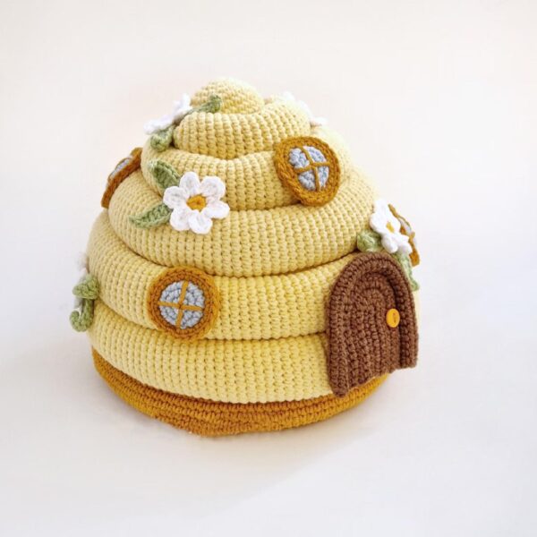 Beehive with Bees Amigurumi Crochet Pattern - Craftyo