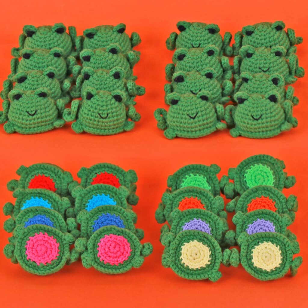 Frog Memory Game Crochet Pattern - Craftyo