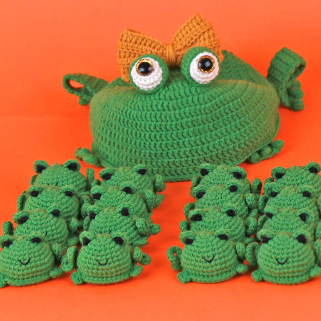 Frog Memory Game Crochet Pattern - Craftyo