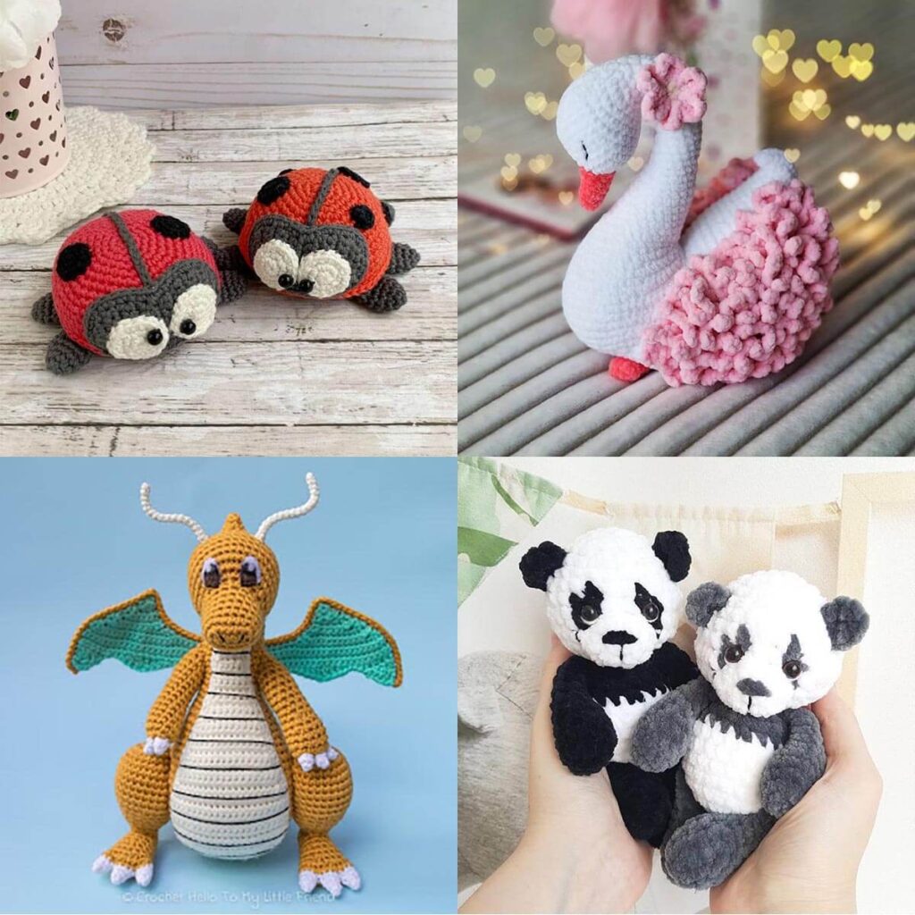 Animals bundle : 99+ Amigurumi Crochet patterns - Craftyo